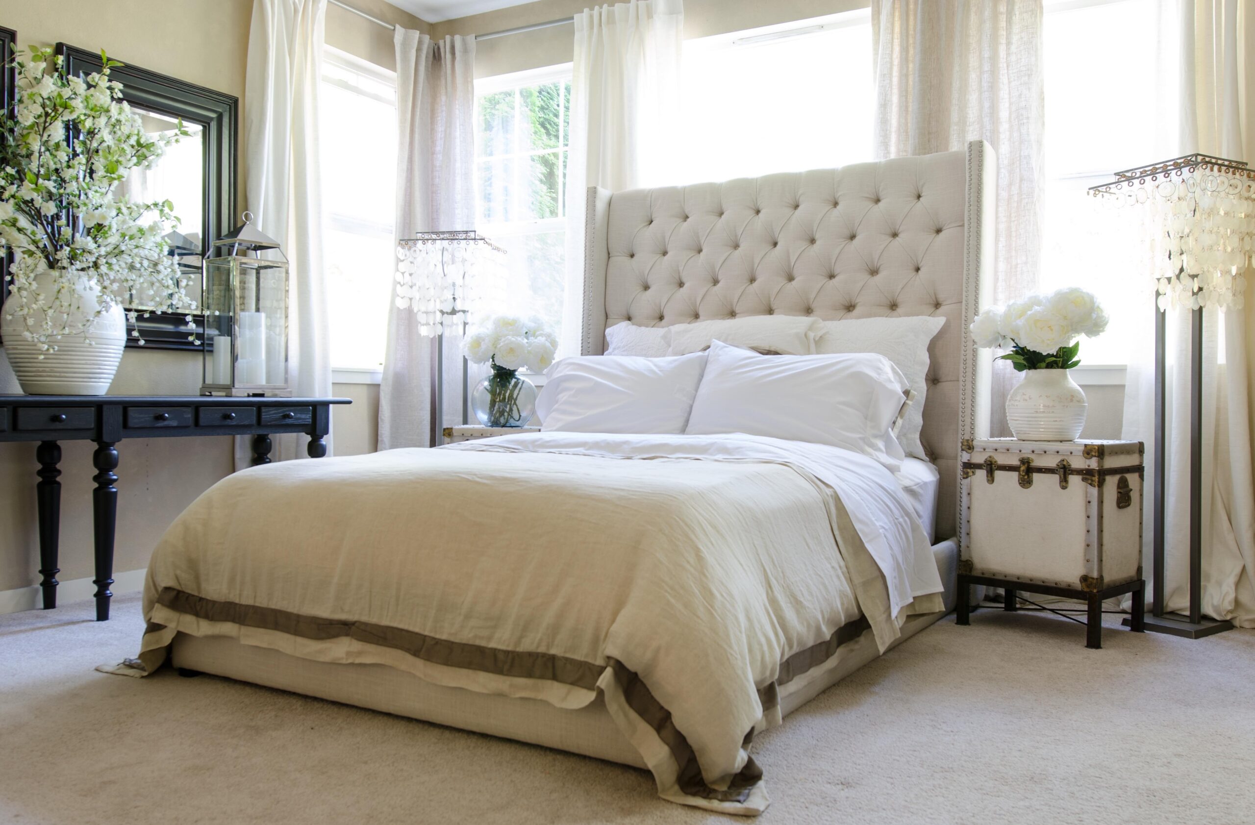 Freya Wingback Bed Frame – Murphey Beds