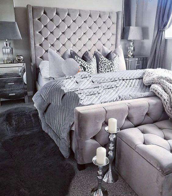 Clementine Wingback Bed frame – Murphey Beds