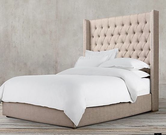 Nyla Wingback Bed Frame – Murphey Beds